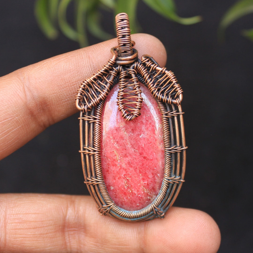 Ethnic Tribal Pendant, Rajasthani Handwork Pendant Copper Wire Pendant ...