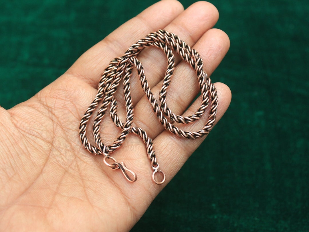 Designer Copper Snake Chain, Pendant Jewelry - Etsy