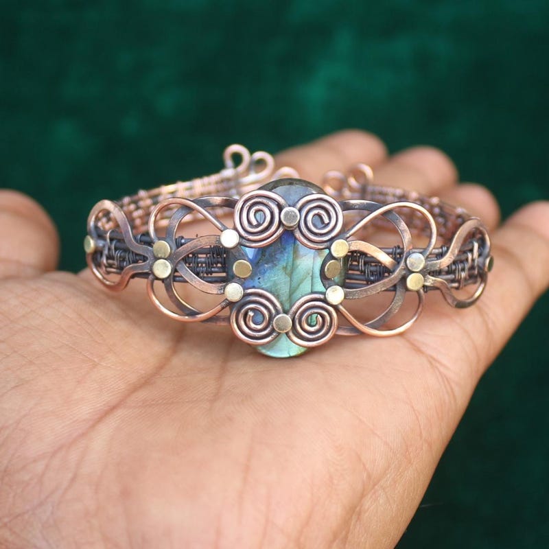 Snake Ring Copper Wire Wrap - Etsy