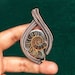Fabulous Ammonite Fossil Wire Wrap Copper Pendant, Ammonite Fossil ...