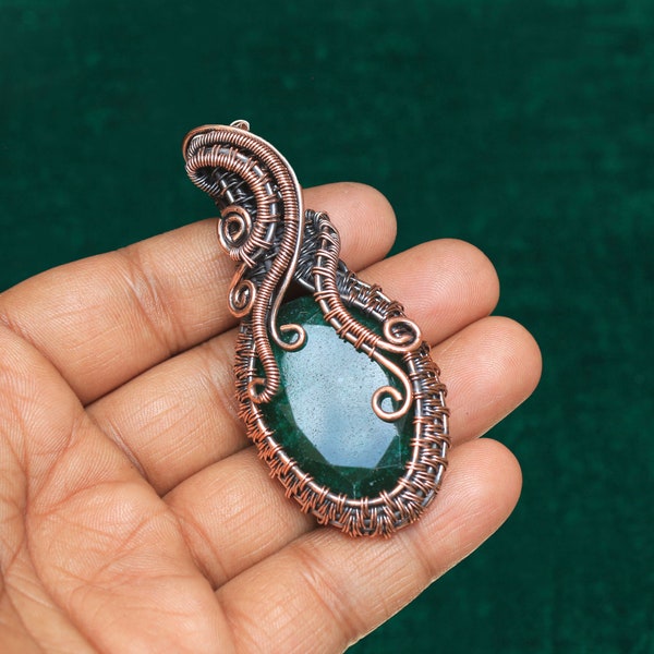 Emerald Wire Wrap - Etsy