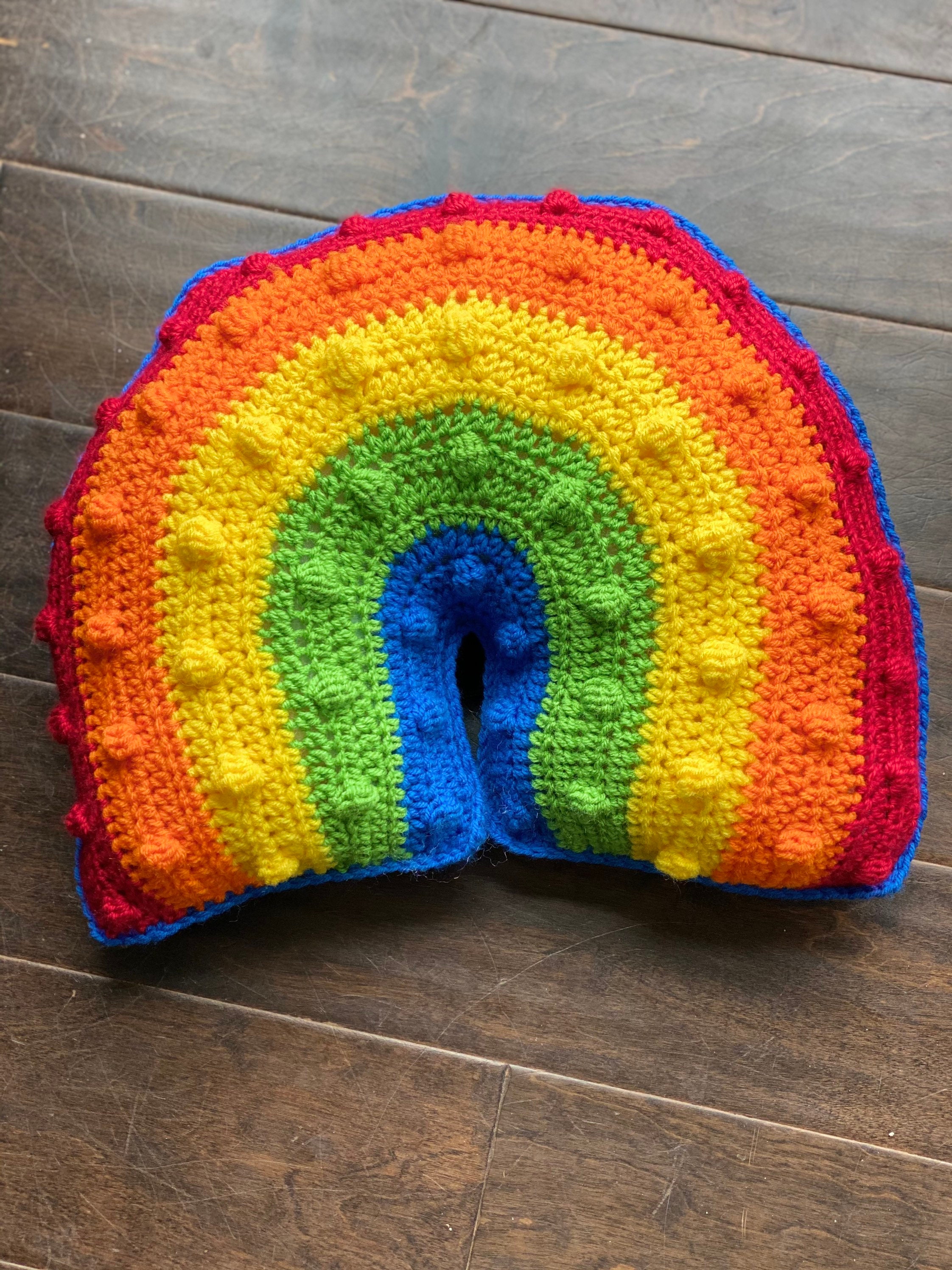 Rainbow Pillow Rainbow Decor Nursery Decor Boho Pillow | Etsy