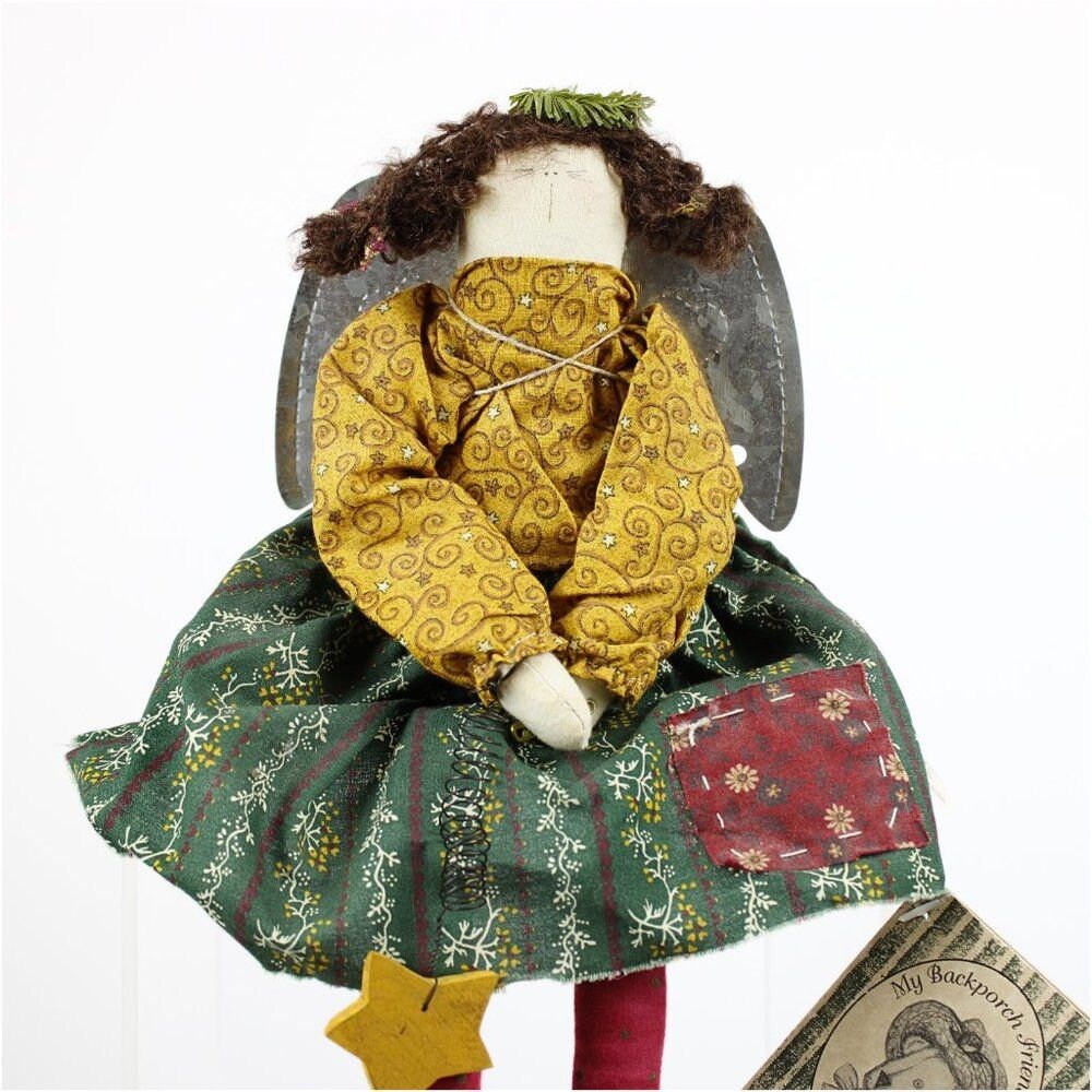 Vintage Doll Folk Art Angel Cottagecore 90s My Backporch Friends Home ...