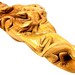 Wood Reptile Sculpture Hand Carved Folk Art 5 Lizards on Burlwood ...