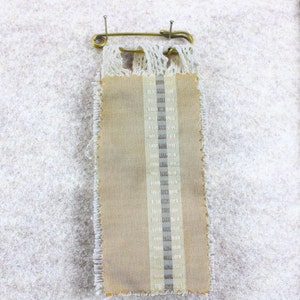 Fabric Cloth Brooch, Cottagecore Fabric Jewelry Art, Fabric Kilt Pin, Upcycled Wearable Art ...