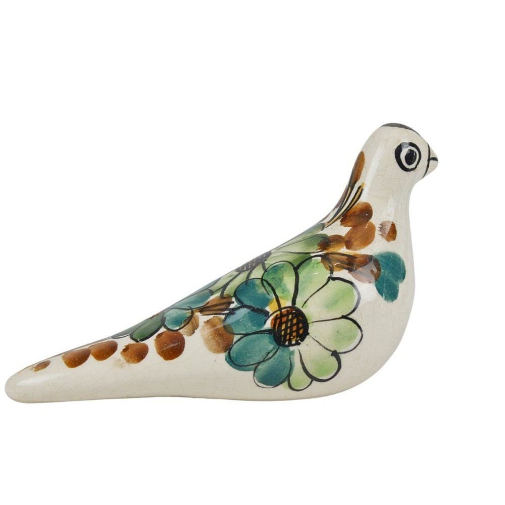 Vintage Latin America Folk Art Dove Pottery Hand Painted and Signed ...