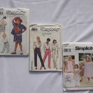 Old Vintage Simplicity Sewing Patterns 60s 70s 80s 90's - Etsy