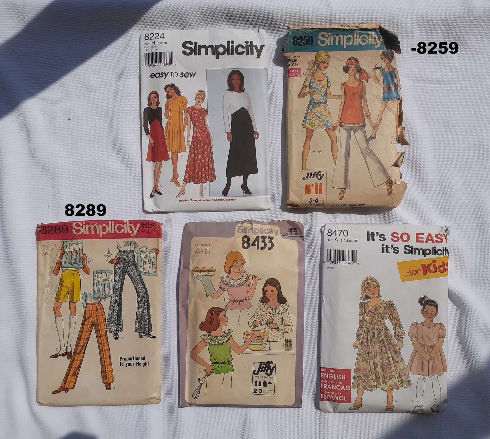 Old Vintage Simplicity Sewing Patterns 60s 70s 80s 90's | Etsy