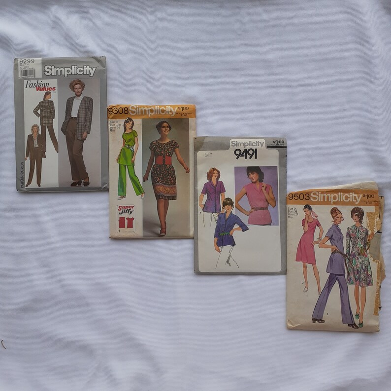 Old Vintage Simplicity Sewing Patterns 60s 70s 80s Retro | Etsy