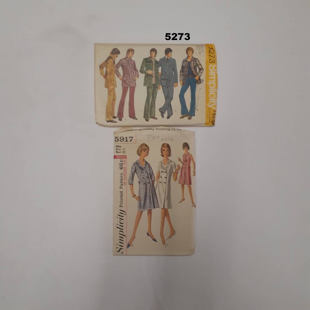 Old Vintage Simplicity Sewing Patterns 60s 70s 80s 90's - Etsy
