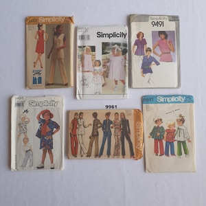 Old Vintage Simplicity Sewing Patterns 60s, 70s, 80s, 90's Retro - Etsy