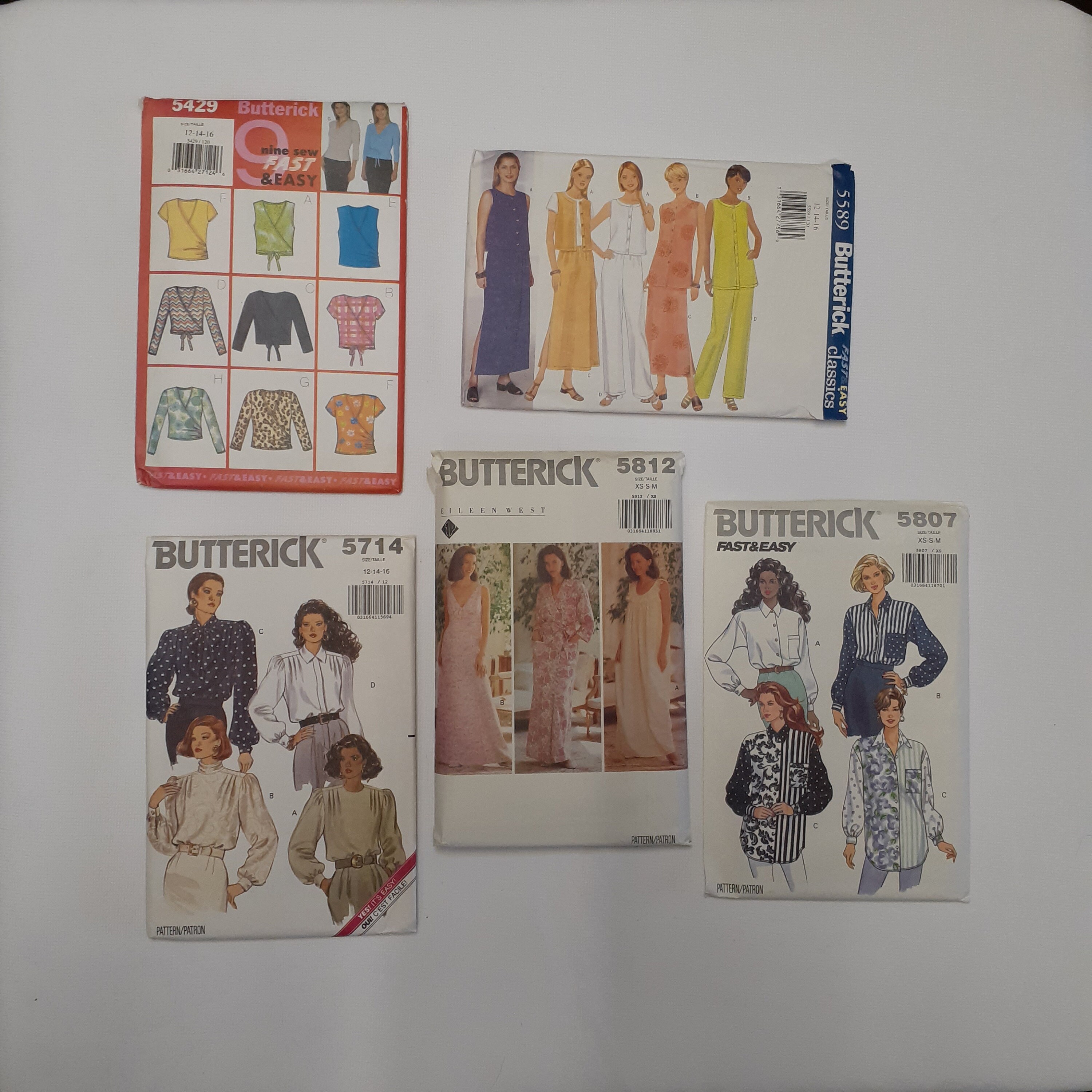 Old Vintage Butterick Sewing Patterns 60s 70s 80s 90s Retro - Etsy