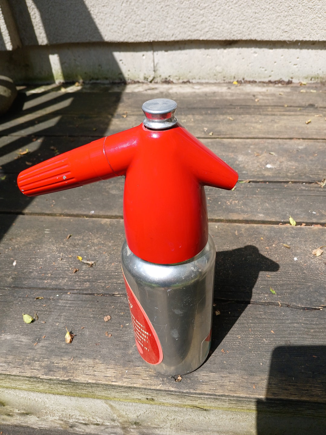 Rare Red Soda Advertising Syphon by Soda King, Model 6 - Etsy