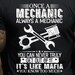 Mechanic Always A Mechanic T-shirt Mechanic Mafia Humor Mechanic T ...
