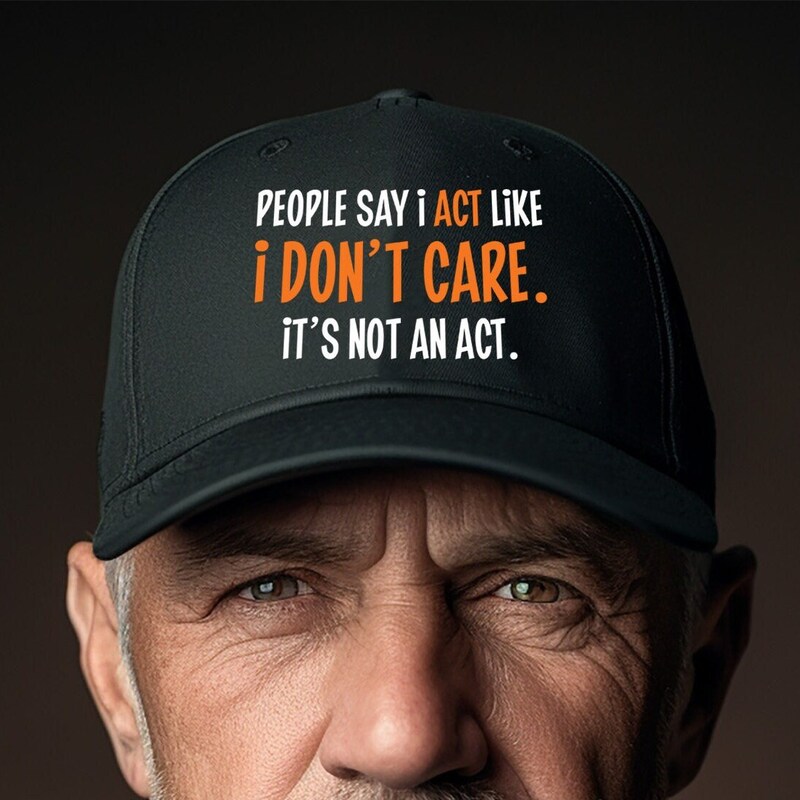 Old and Dont Care Hat - Etsy
