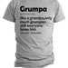 Funny Grandpa Gift T-shirt Grumpa T-shirts Father's Day - Etsy