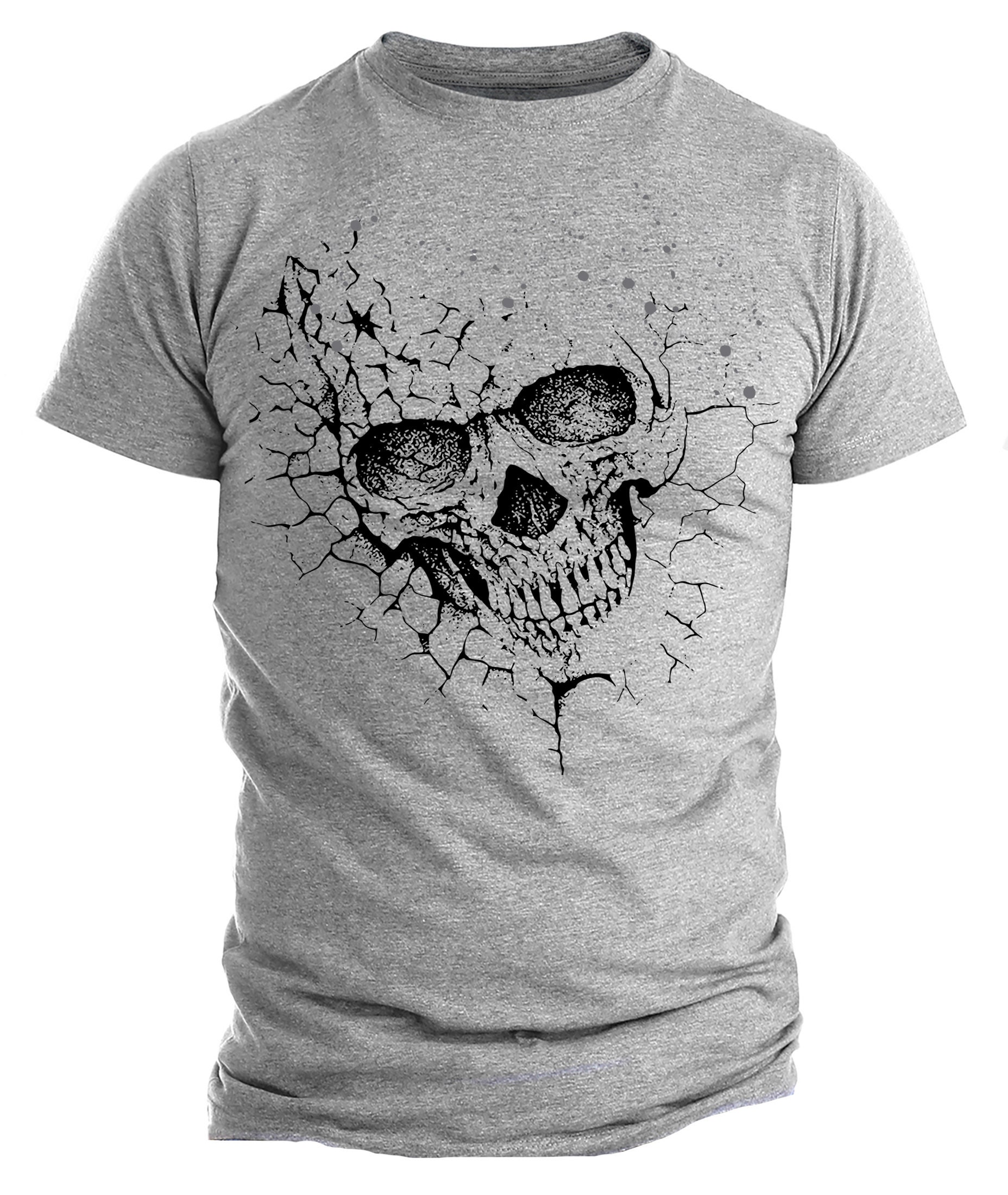Skull Shirts for Men Tshirt Cool Reaper Face Vintage Skull 3D - Etsy