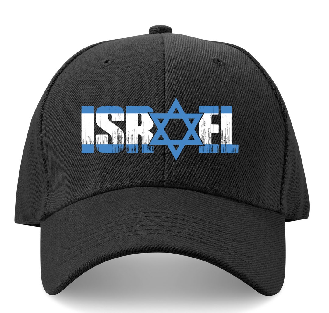 Israel Patriotic Hat Israeli Flag, Israel Star of David Adjustable Hat ...