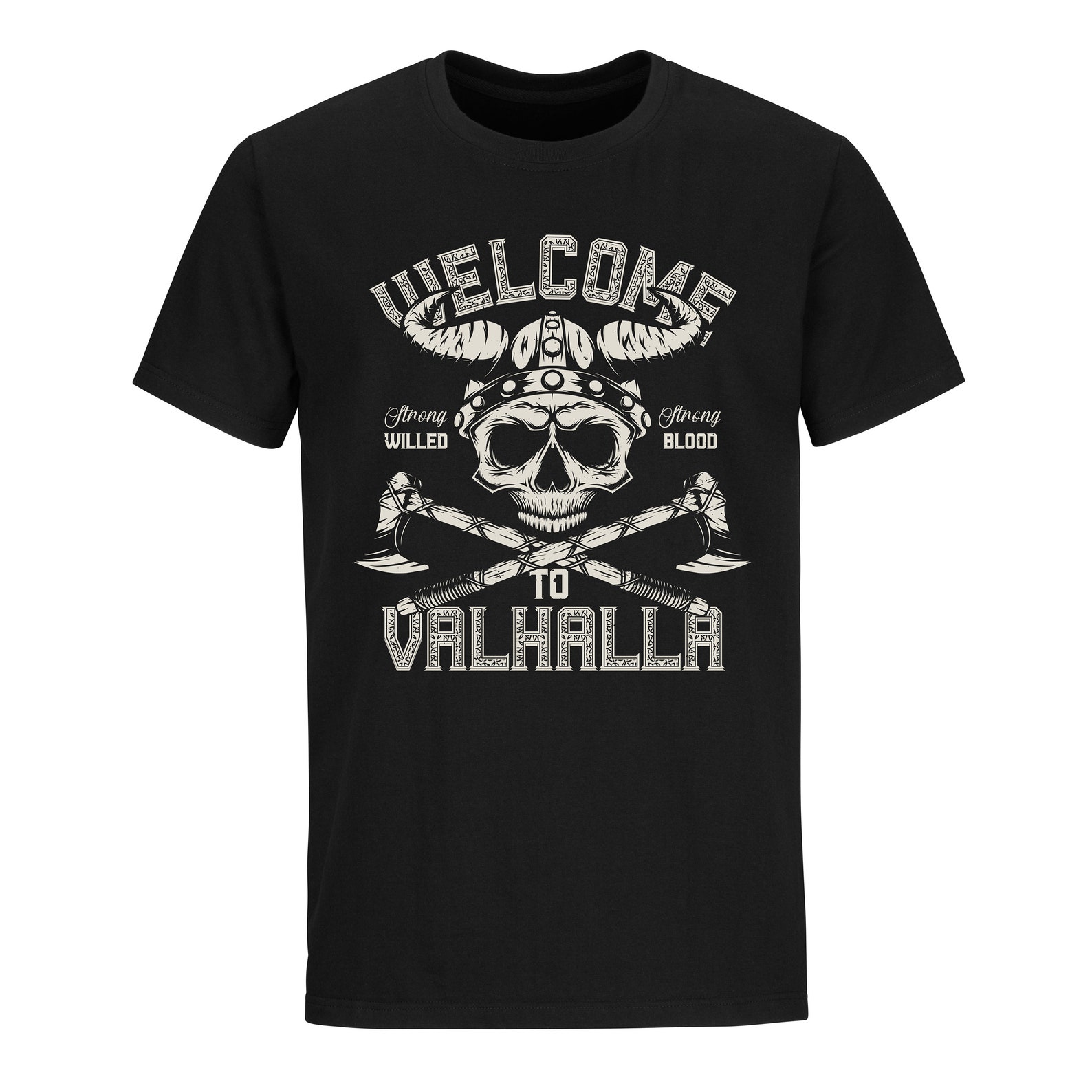 Men's Viking T-shirt See You in Valhalla T-shirt Nordic Viking Thor ...