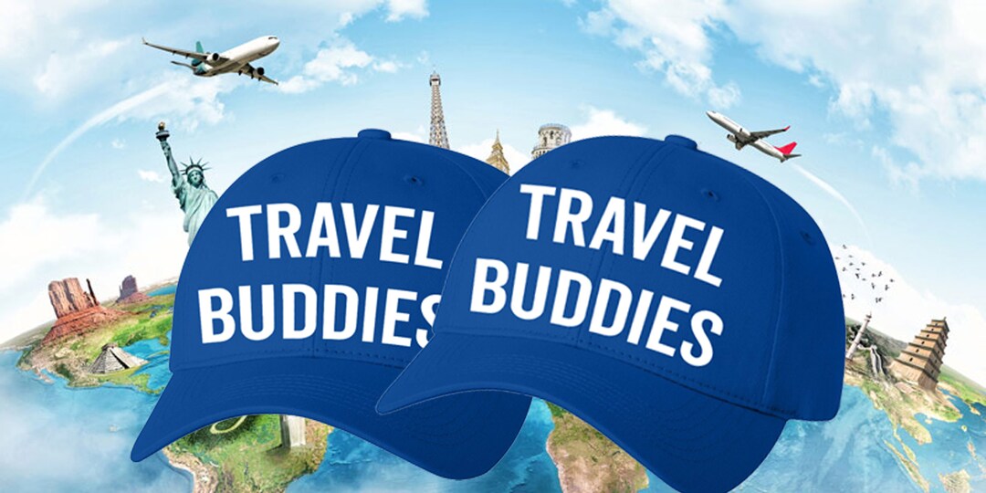 Travel Buddies Matching Caps: Family Vacation Hats - Etsy