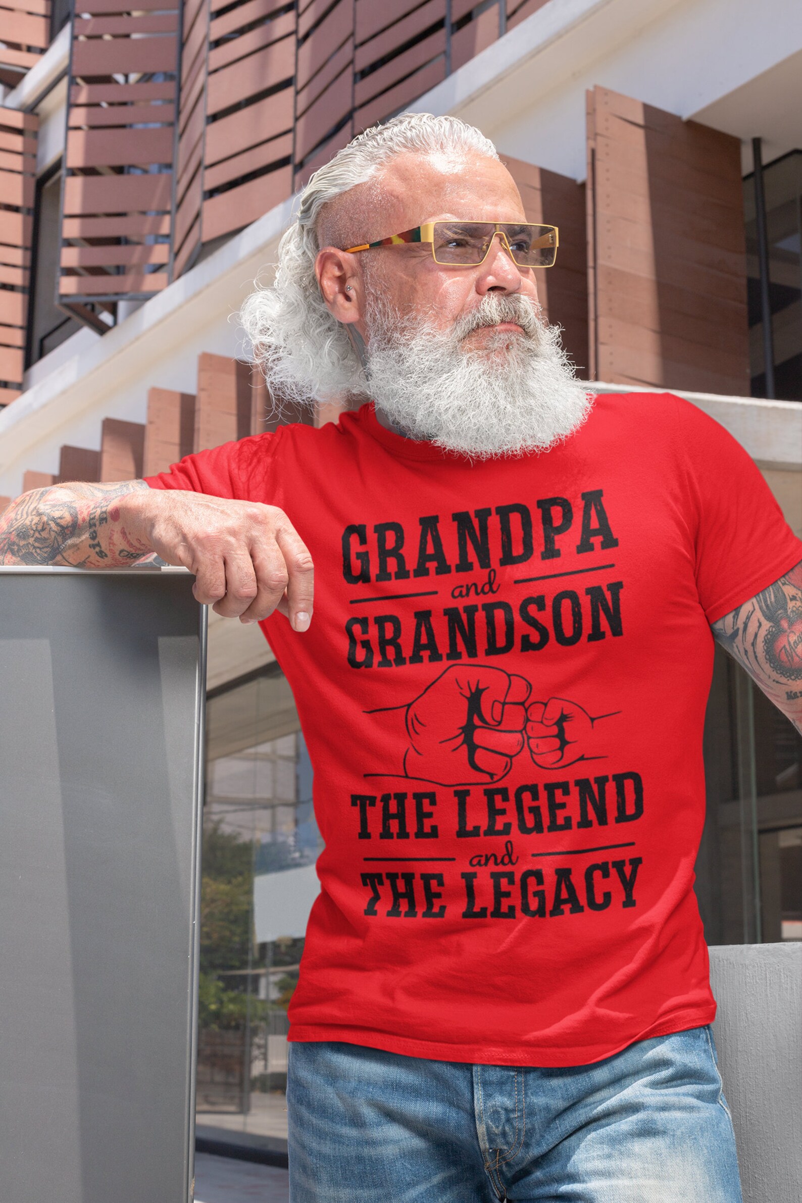 Grandpa and Grandson Shirt Grandpa T-shirt Gift for Grandpa - Etsy