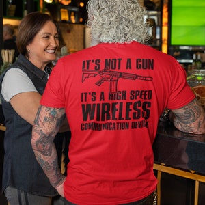 Mens Pro Gun T-shirt It's Not A Gun USA Patriotic T-shirt Gun ...