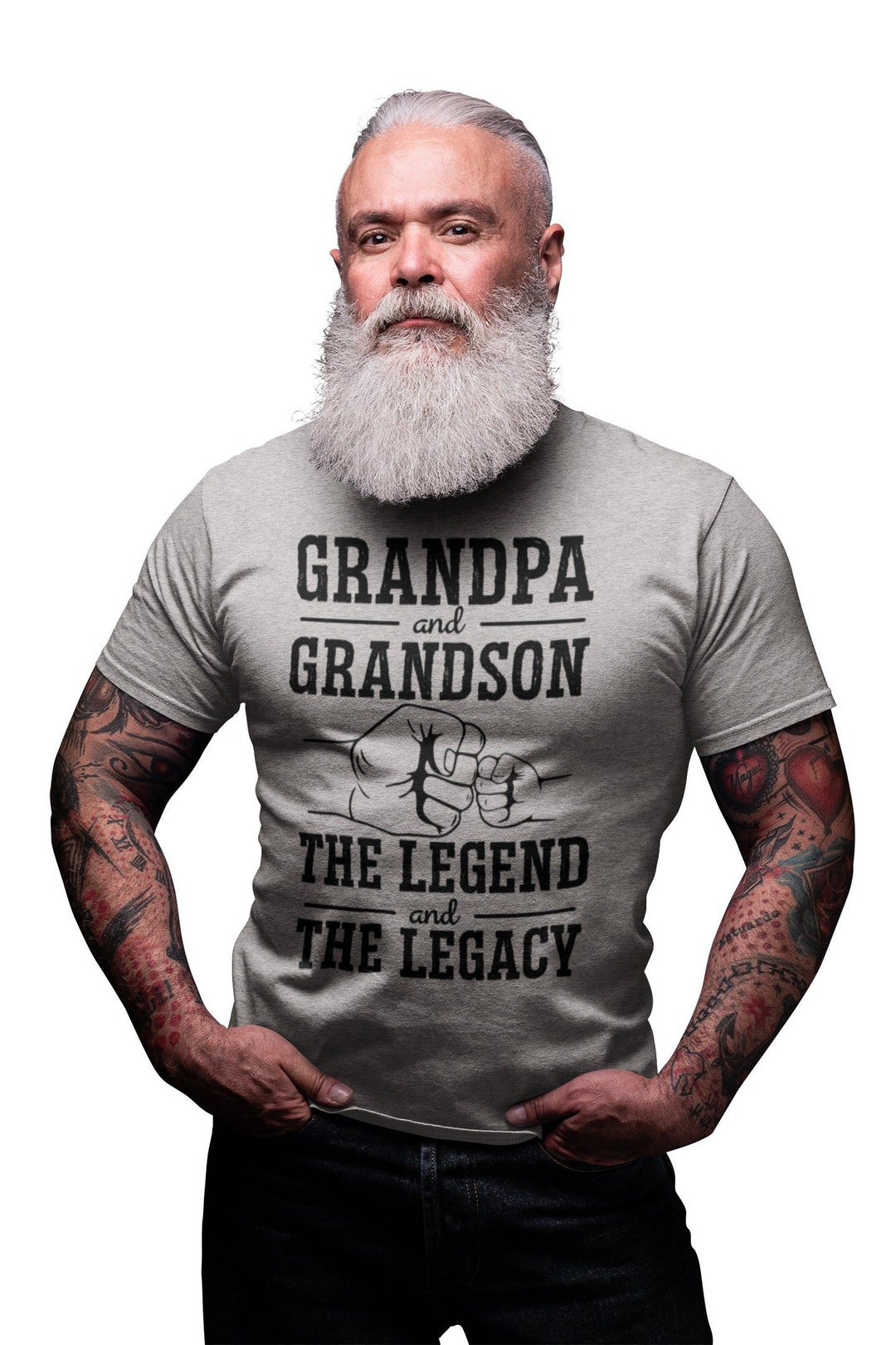 Grandpa and Grandson Shirt, Grandpa T-shirt, Gift for Grandpa, Papa T ...