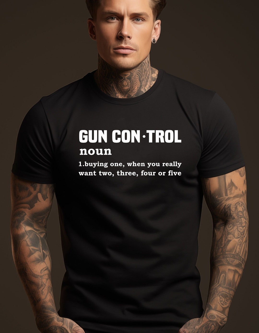 Mens Pro Gun T-shirt Gun Control Definition 2nd That Patriotic T-shirt ...