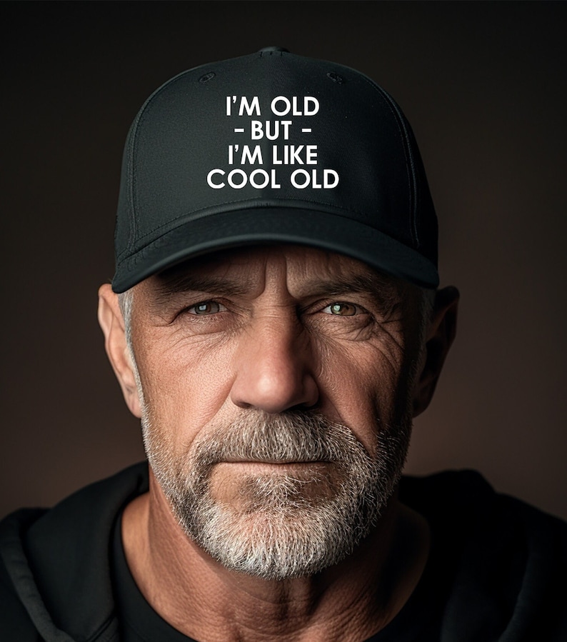 I'm Like Cool Old Men Funny Hat, Retirement Humor Gift, Retirement ...