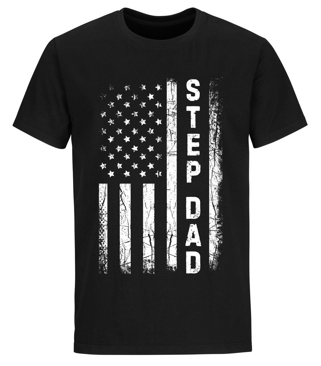 Step Dad Shirt Bonus Dad American Flag Tshirt Father Day Gift Stepdad ...