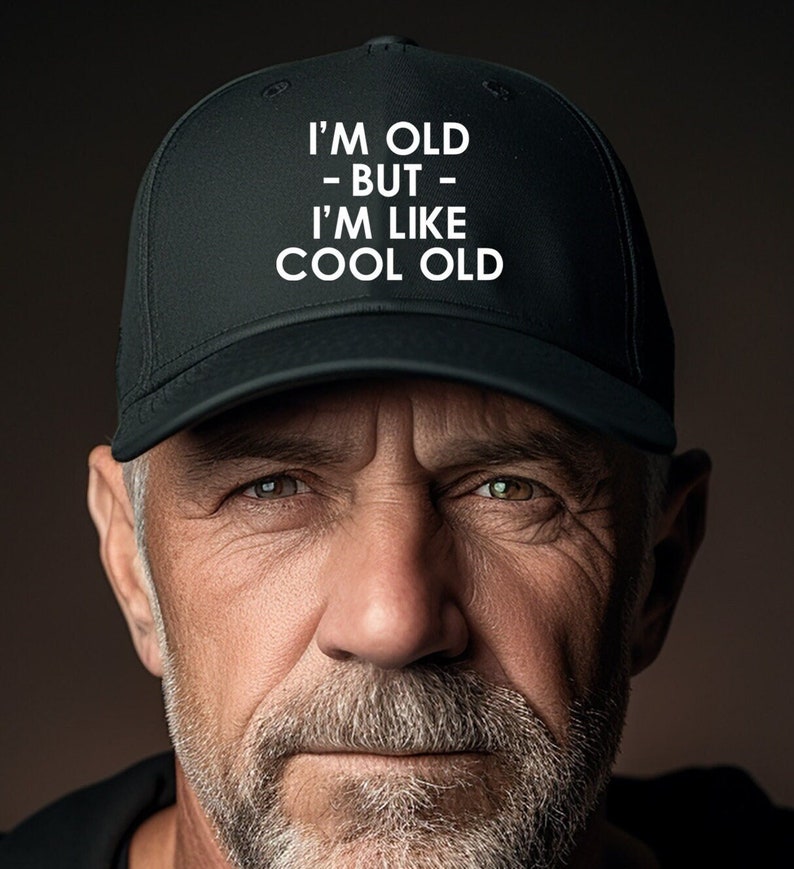 I'm Like Cool Old Men Funny Hat, Retirement Humor Gift, Retirement ...