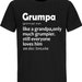 Funny Grandpa Gift T-shirt Grumpa T-shirts Father's Day - Etsy