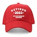 Funny Retirement Hat, Retired 2023 Not My Problem Anymore, Retirement ...