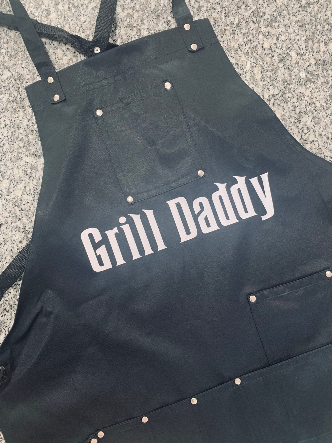 Grill Daddy Professional Cooking Apron for Kitchen BBQ Grill Adjustable ...