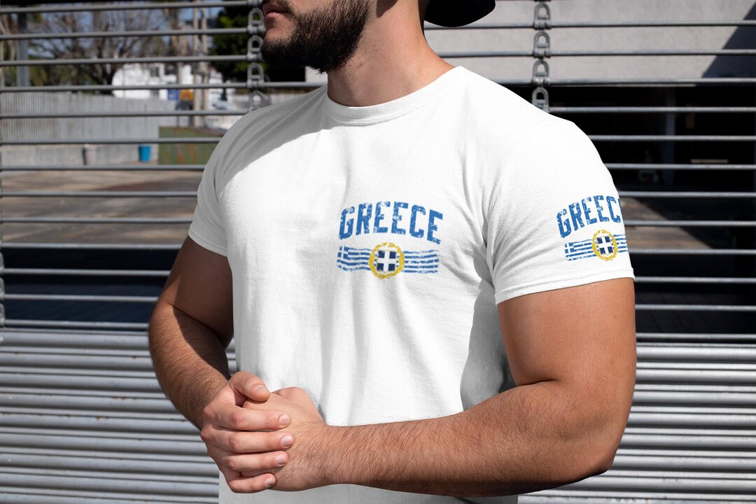 Greece T-shirt | Greek Flag Shirt | Greece Logo Tee | Greek Pride T ...