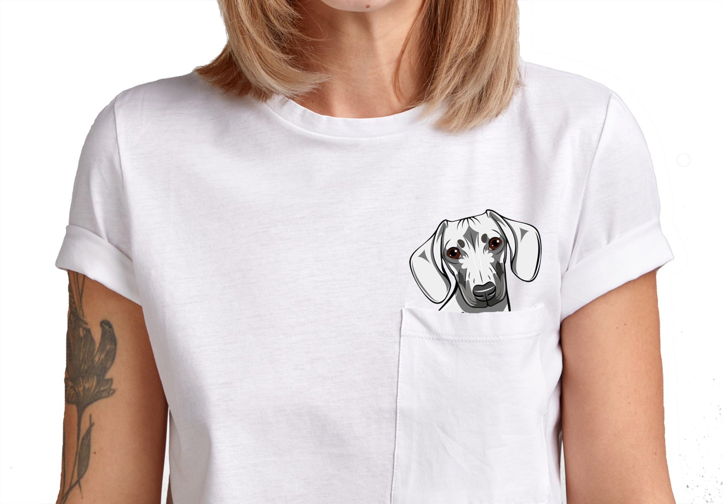 Dachshund Dog With Middle Finger in the Pocket Funny T-shirt - Etsy Canada