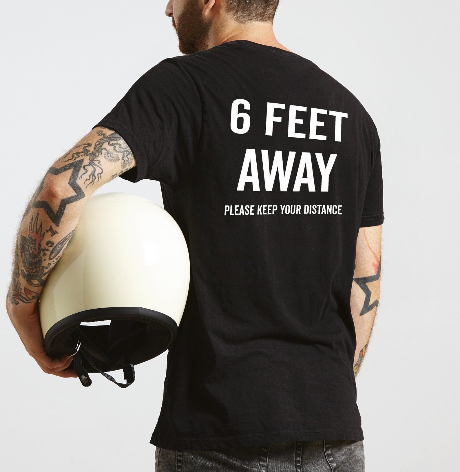 6 Feet Away Please Keep Your Distance Shirt Stay Safe Social Distancing ...