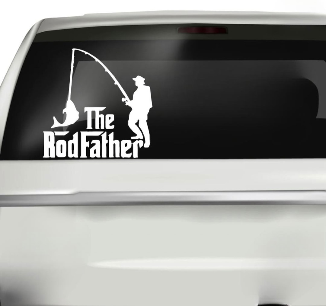 Gift for Dad Rodfather Fishing Vinyl Decal Sticker Anime - Etsy Canada