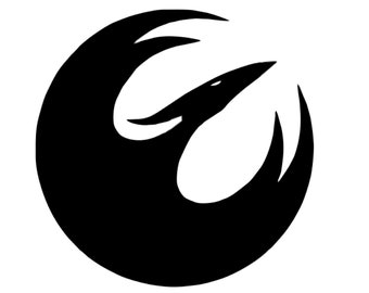 Rebel Phoenix Symbol Svg - Etsy