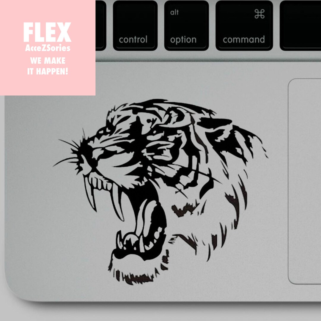 Roaring Tiger Vinyl Decal Cosplay Car Truck Window Laptop Cellphone ...