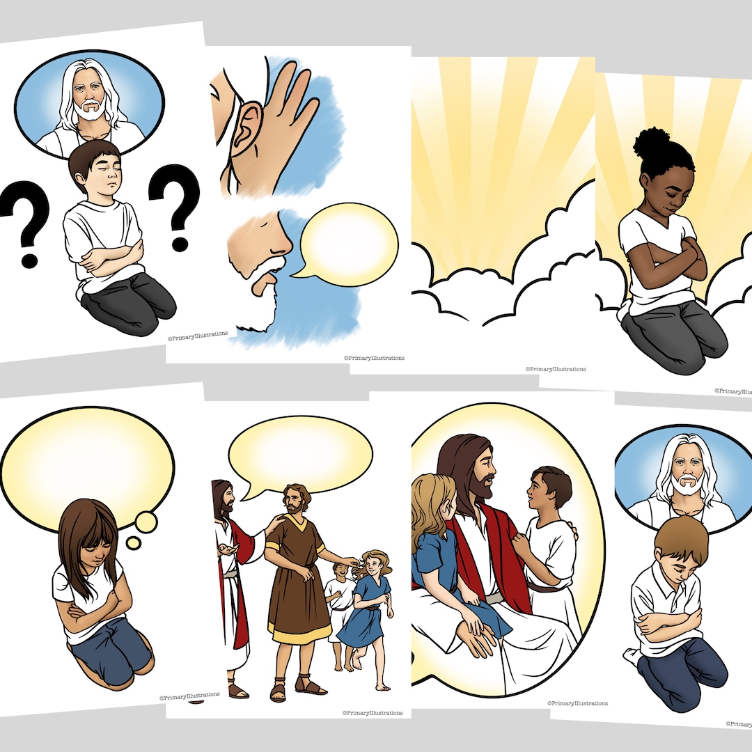 A Child's Prayer - Primary Singing Time Visual Packet - Etsy