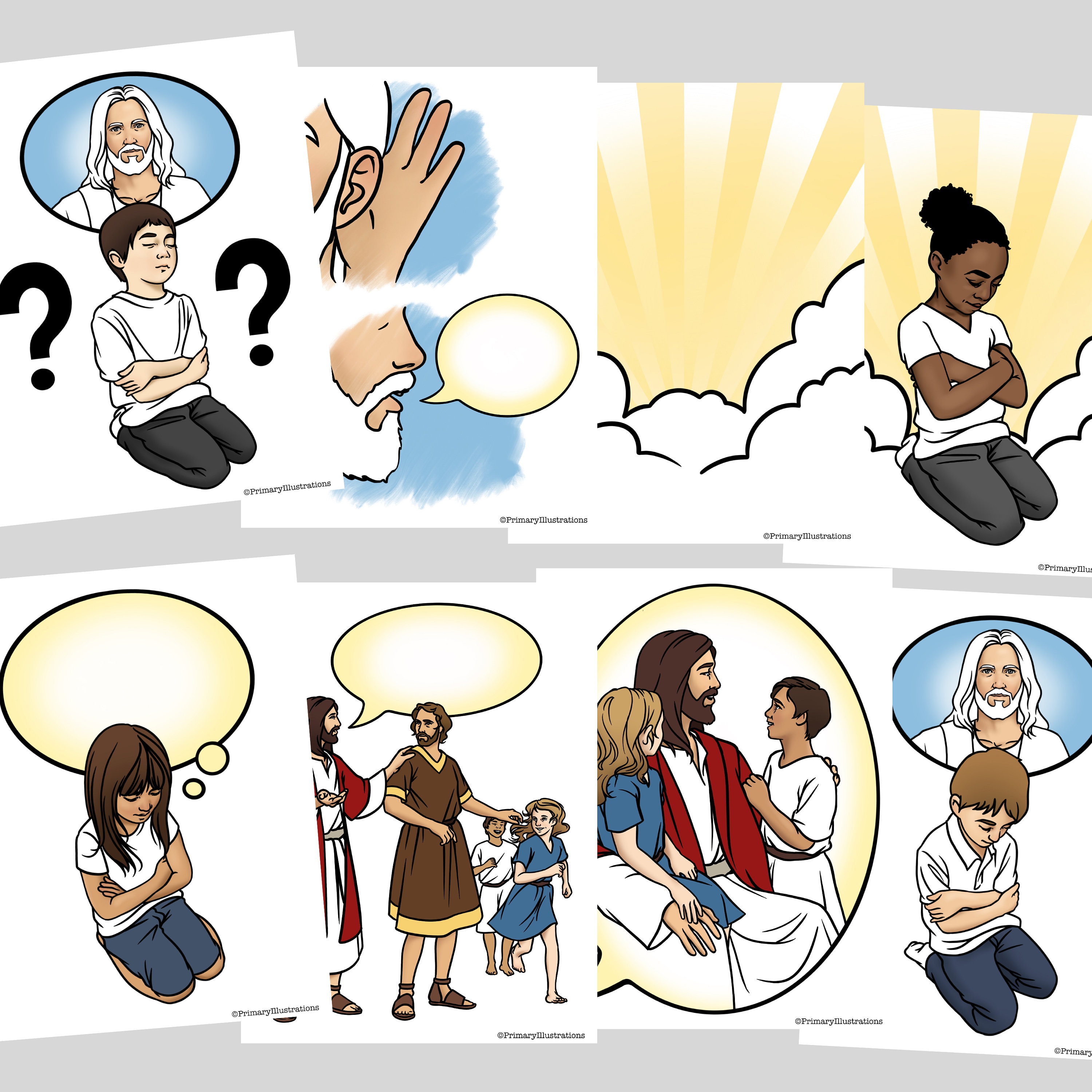 Lds Children Praying