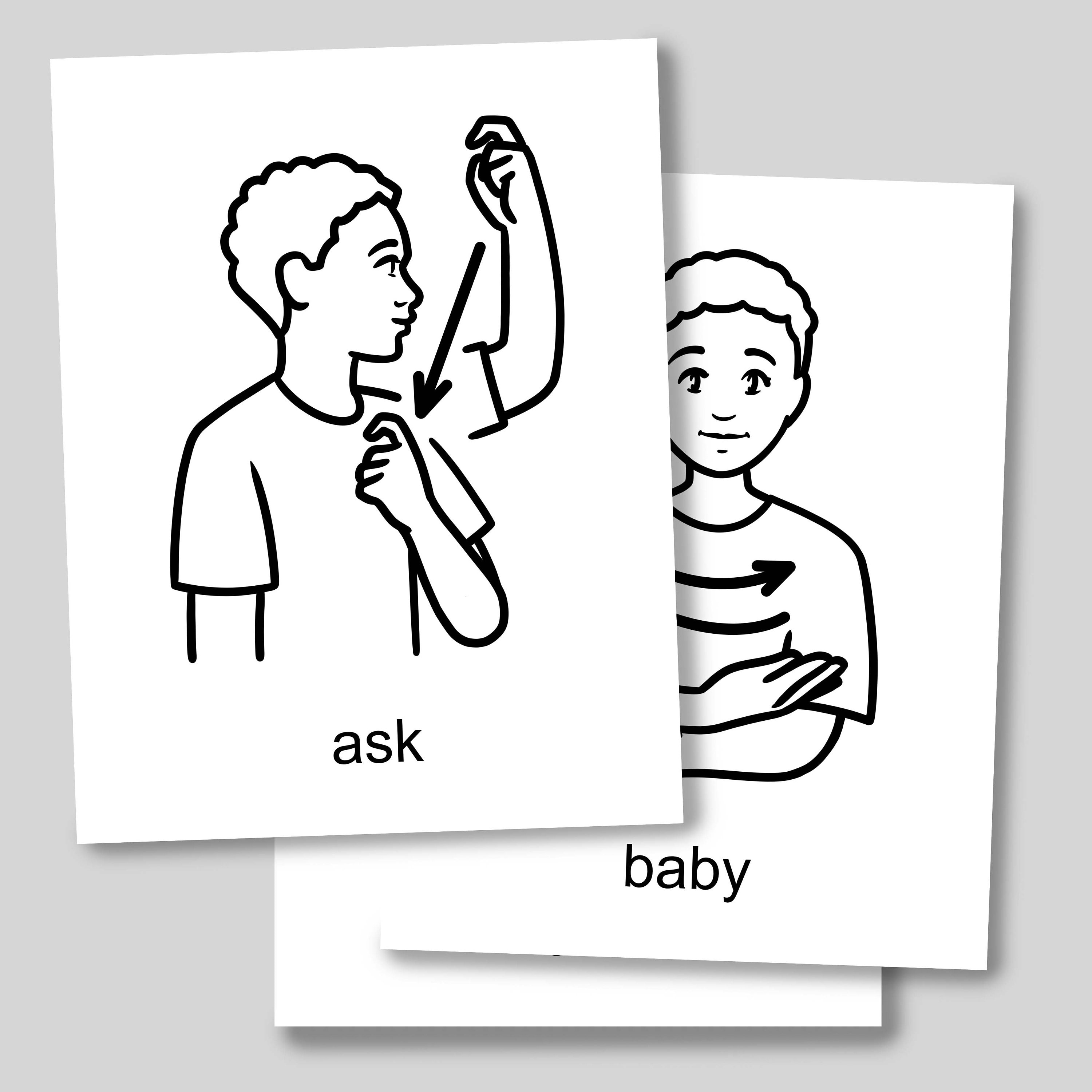 He Sent His Son - ASL Visuals Packet - Etsy