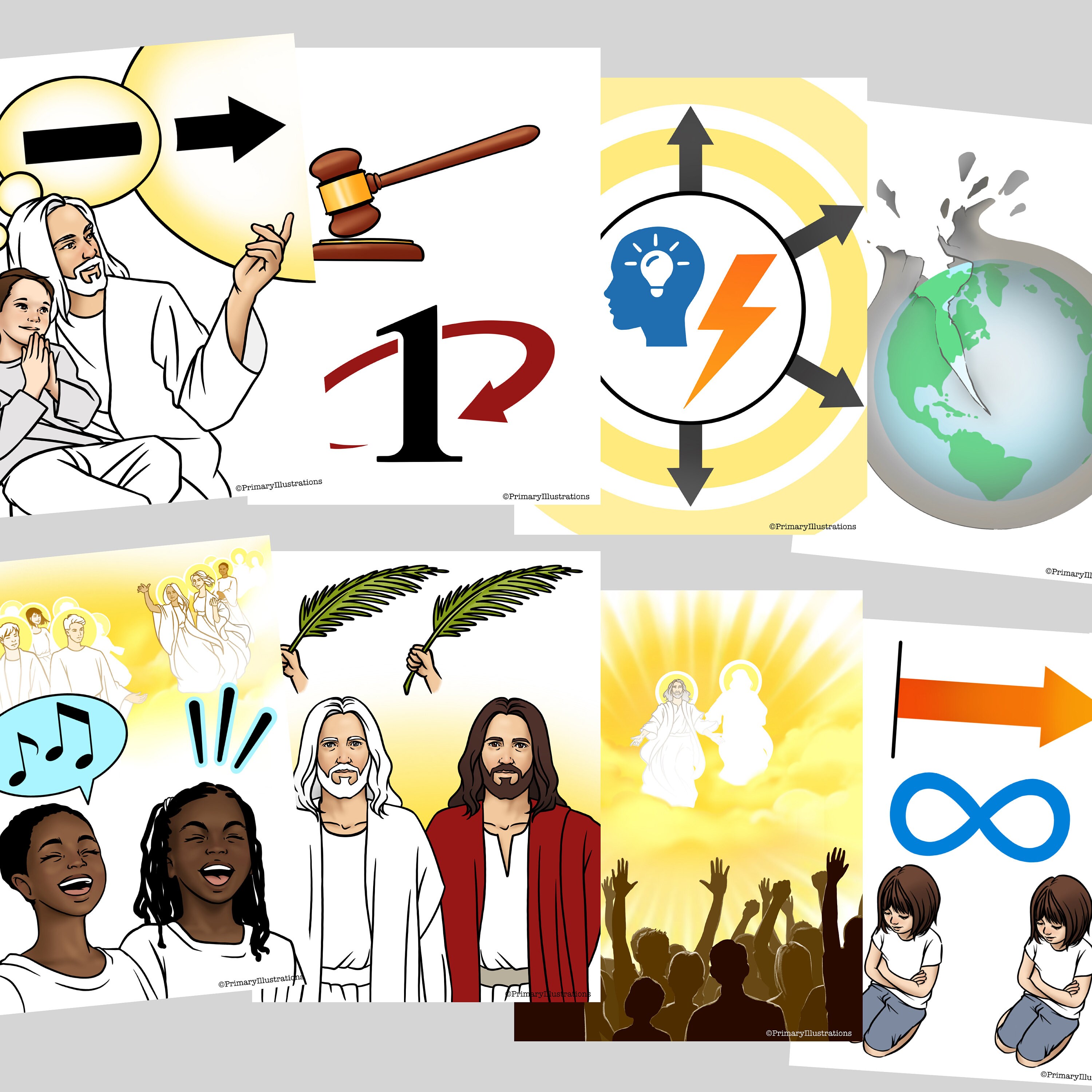 The Spirit of God - Primary Singing Time Visuals Packet - Etsy