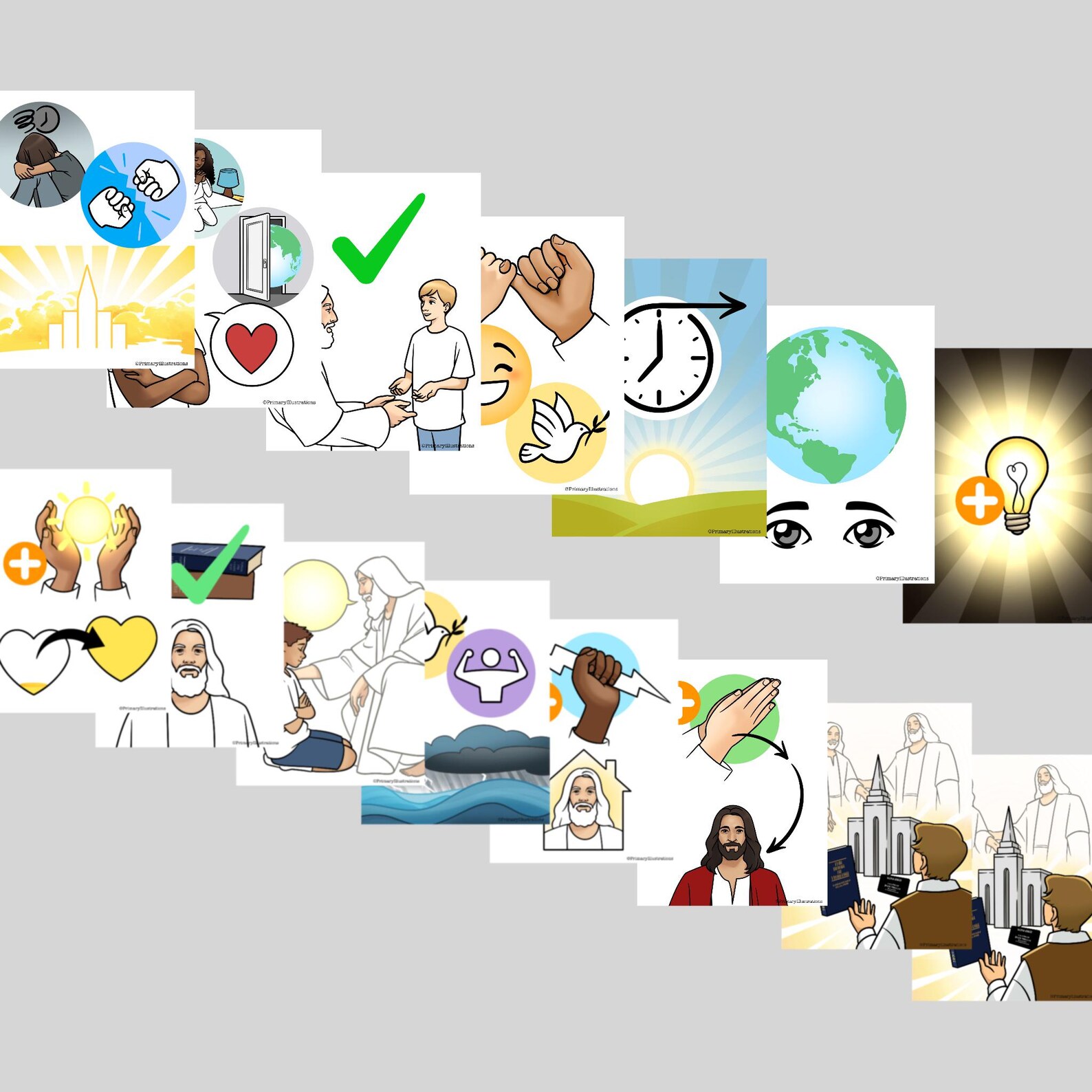 Restored (music by Shawna Edwards) - Primary Visuals Packet - Etsy