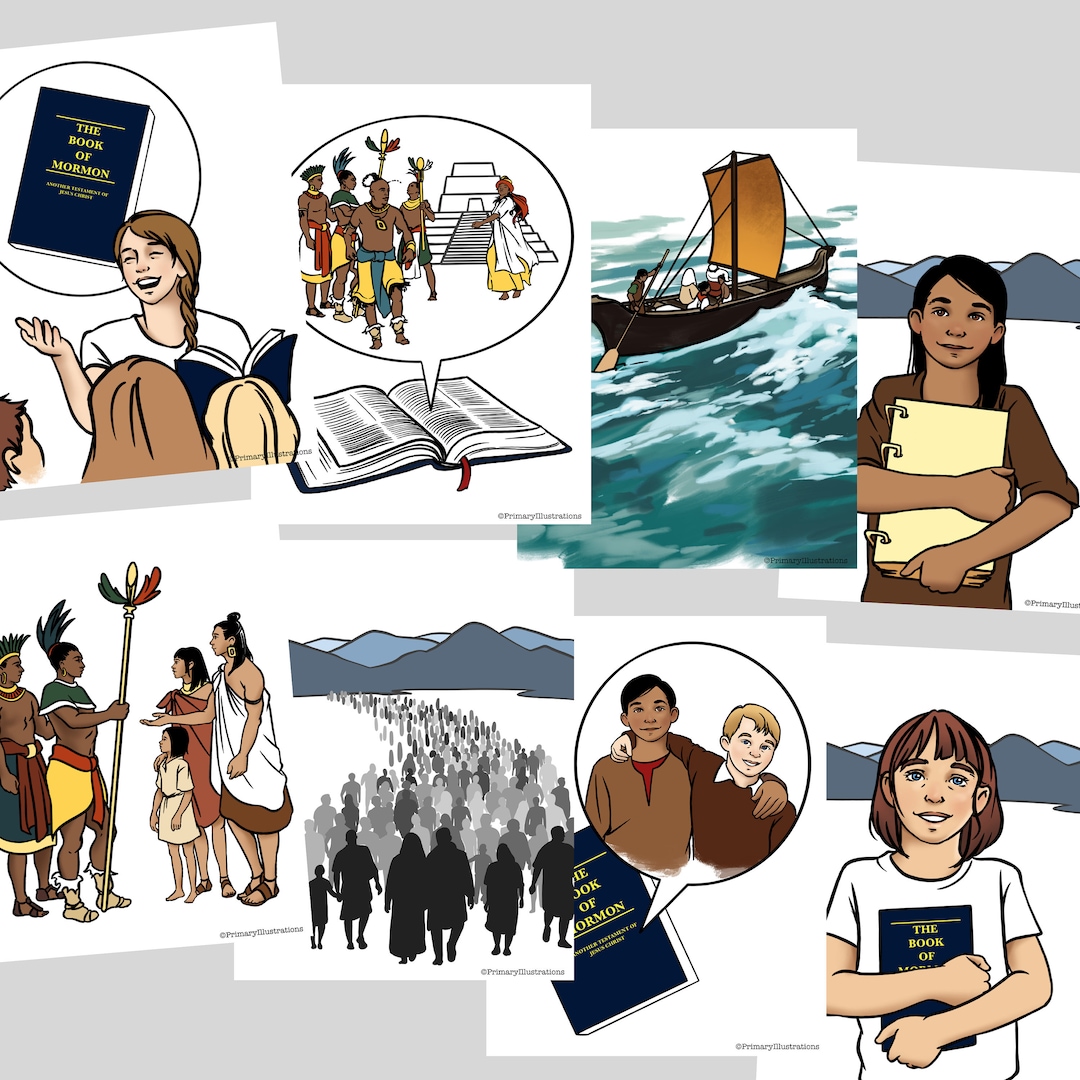 Book of Mormon Stories - Primary Singing Time Visuals Packet - Etsy