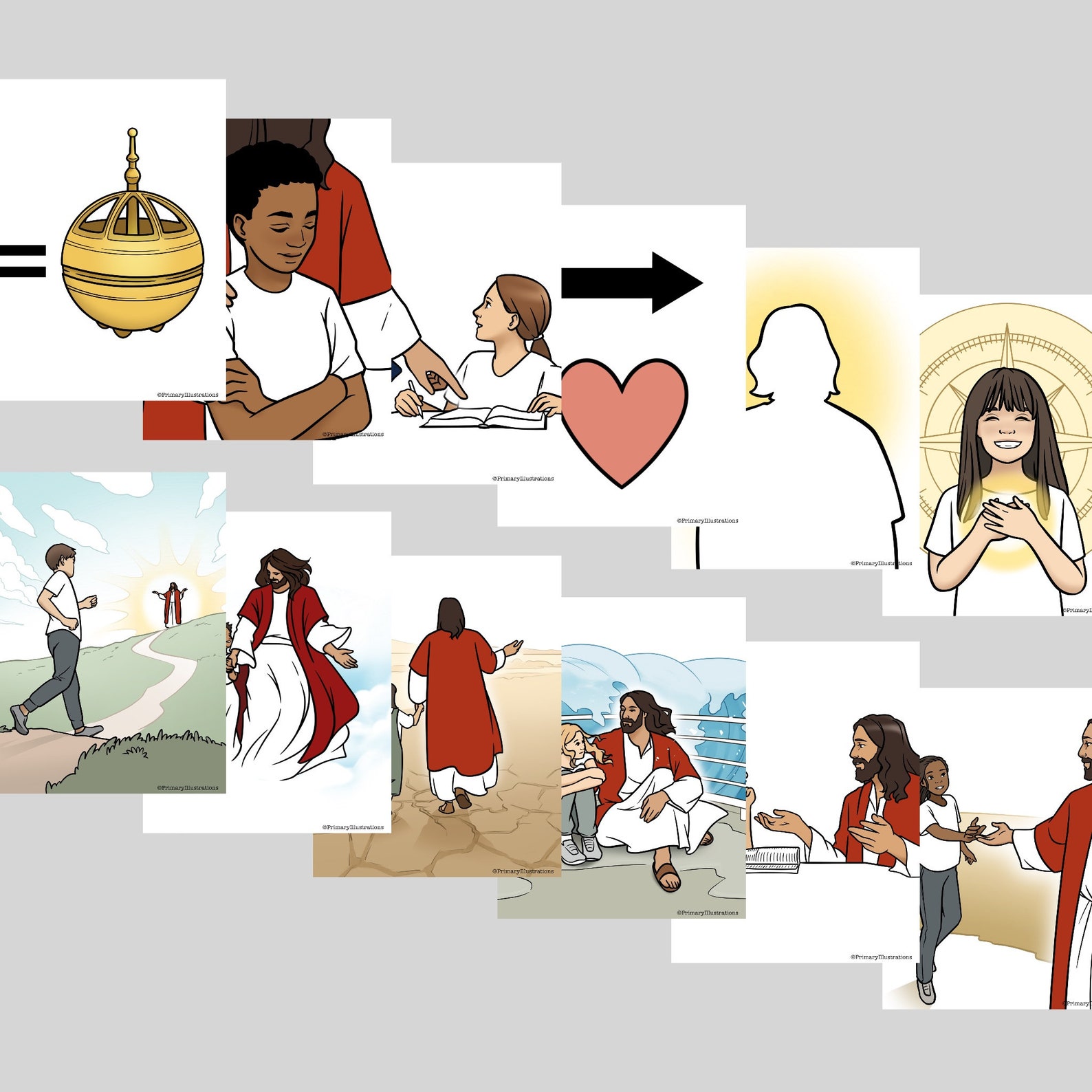 The Liahona (music by Angie Killian) - Primary Visuals Packet - Etsy