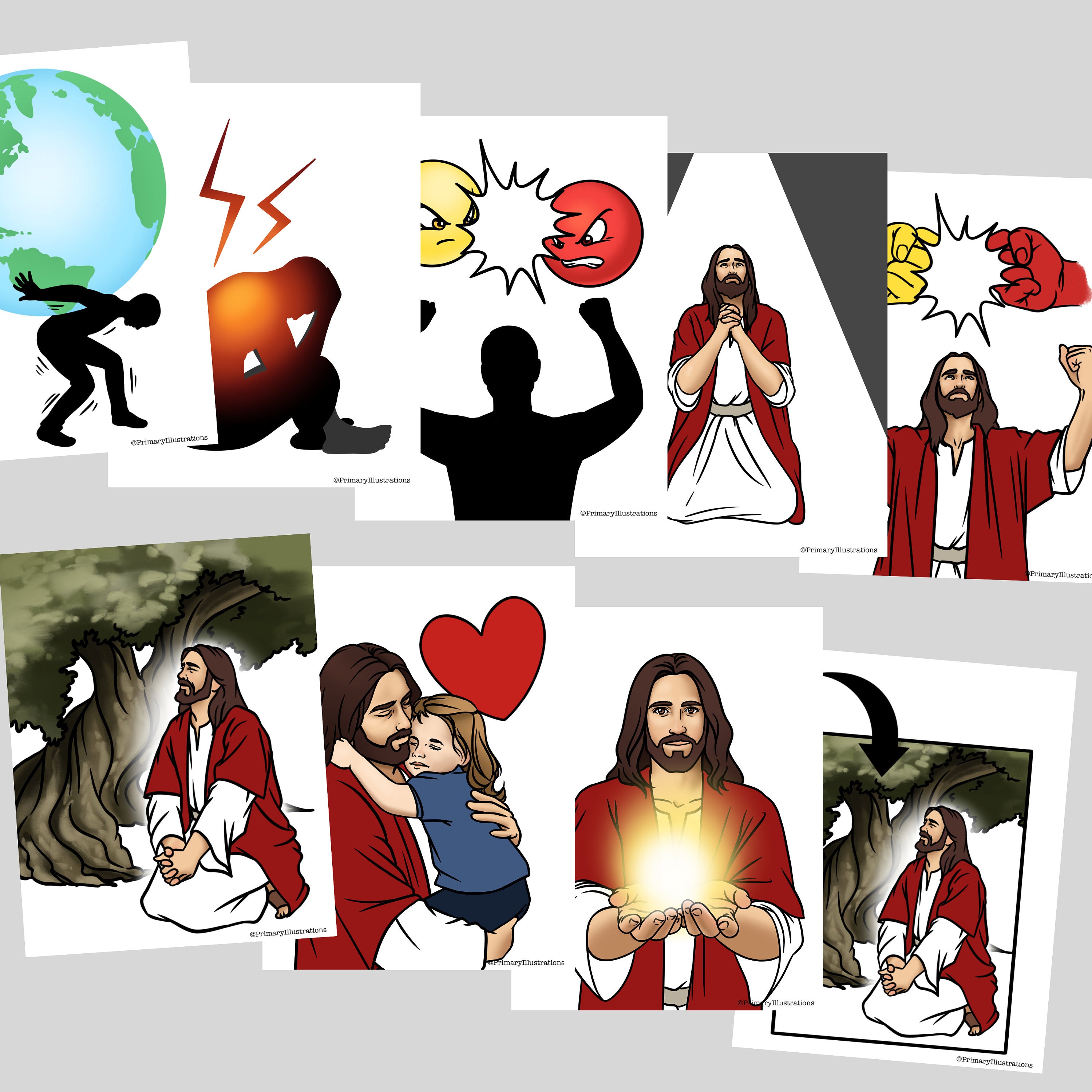 Gethsemane (music by Melanie Hoffman) - Primary Singing Time Visuals ...