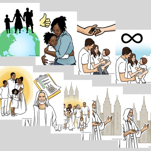 Families Can Be Together Forever Flip Chart - Etsy