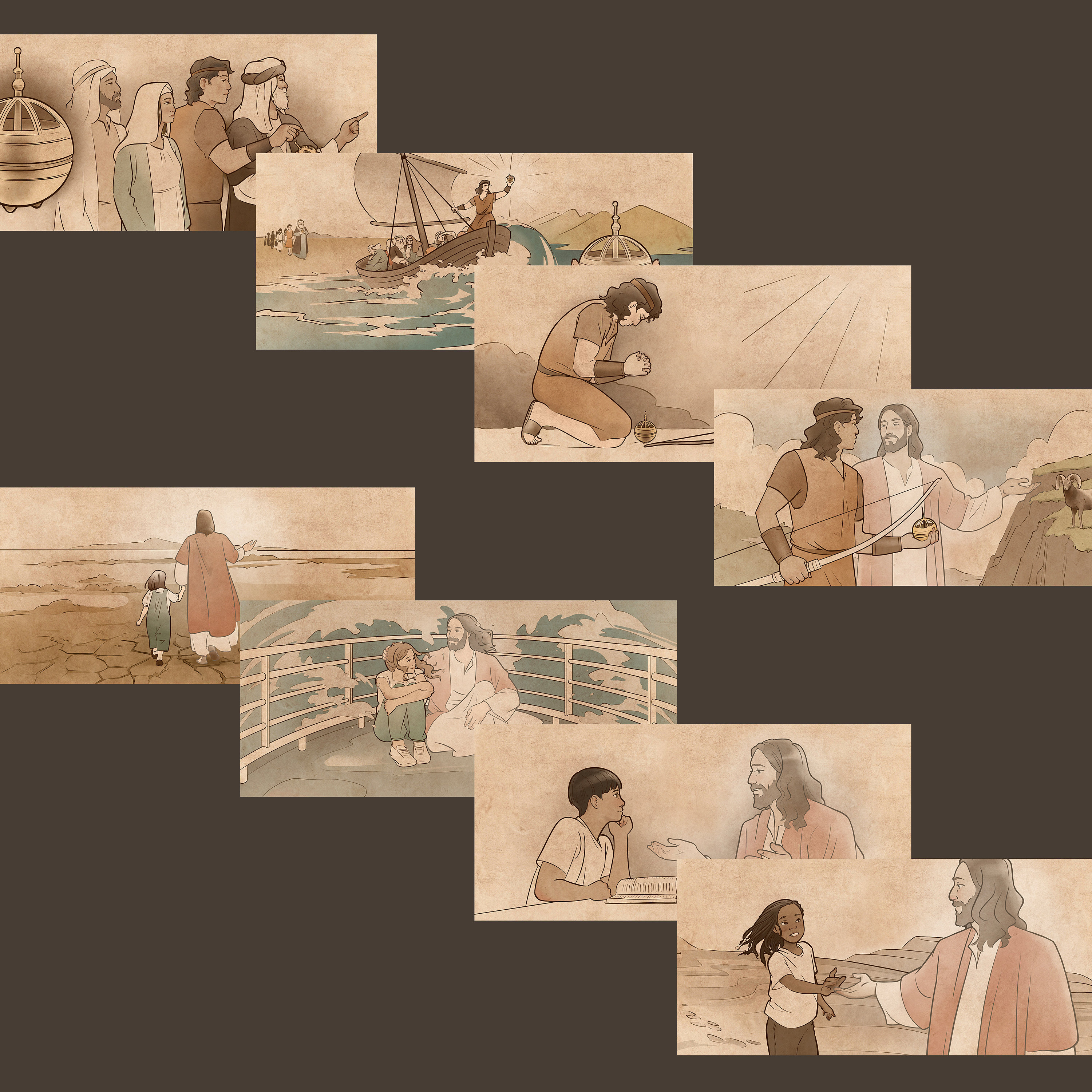 The Liahona Original Illustrations (music by Angie Killian) - Etsy